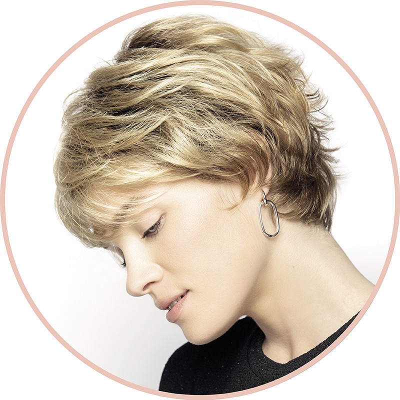 Abbie - Perruque courte dégradée effilée - EVA DORIA